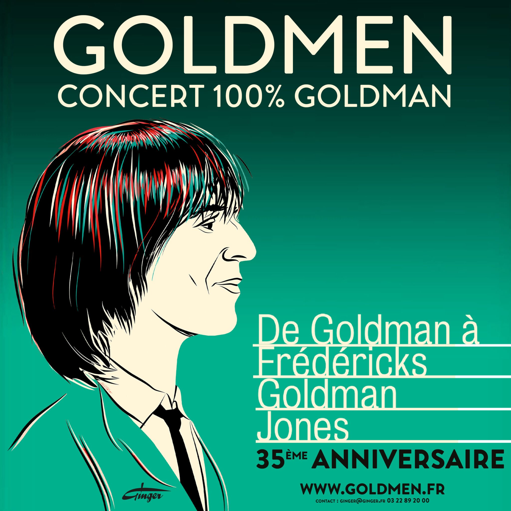 GOLDMEN - Concert - Di 15 mars 2026 - Billetterie Auxerrexpo